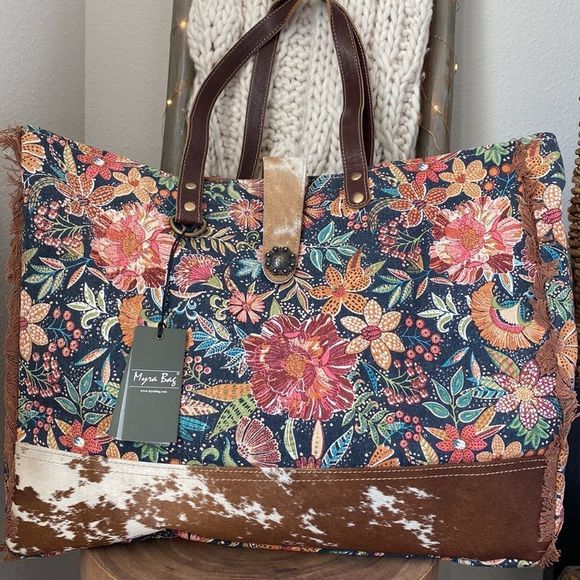 Myra Bag | Bags | Myra Bagfyolecanvas Hairon Weekender Bag | Poshmark